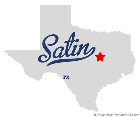 Map Of Satin Tx Texas