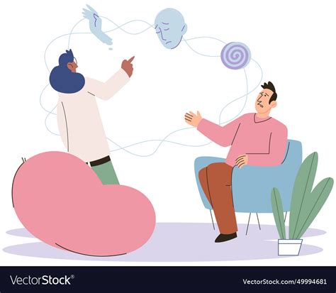 Mental Health Counseling Sessions Royalty Free Vector Image