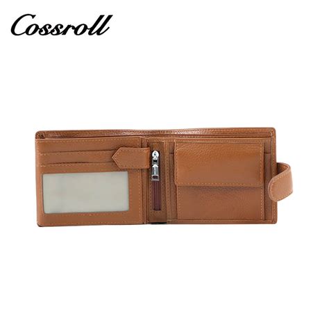 Mens Cowhide Leather Wallets Manufacturer Cossroll Leather