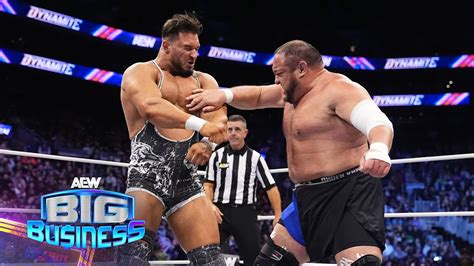 Samoa Joe Retiene El Título Mundial De Aew Ante Wardlow En Aew Big