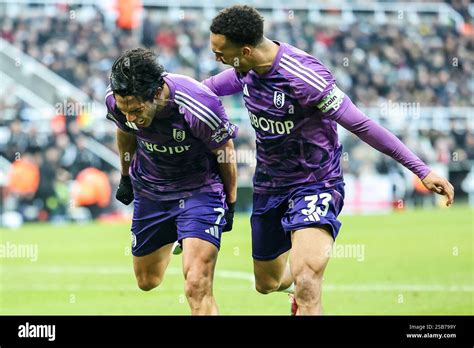 During The Premier League Match Newcastle United Vs Fulham At St James