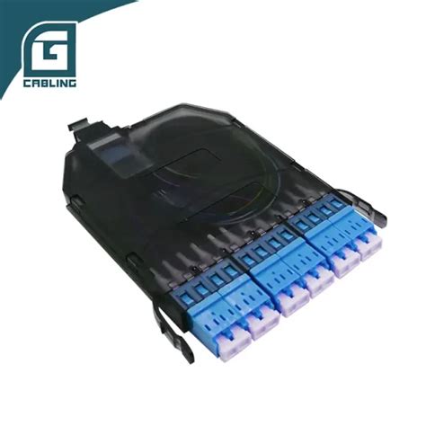 Gcabling G657a2 12 Core Fiber Optic Cassette For Mpo Odf Mpo Male To Lc