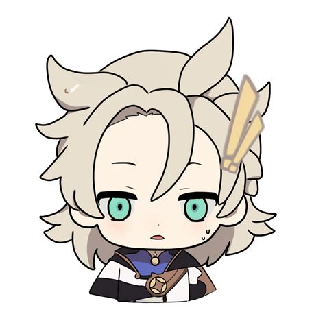 Albedo Emoji Genshin Impact Hoyolab