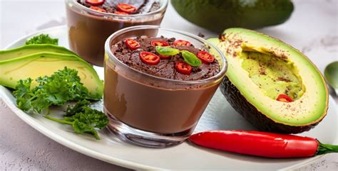 Receta De Mousse De Chocolate Con Aguacate Y Chile Mandolina