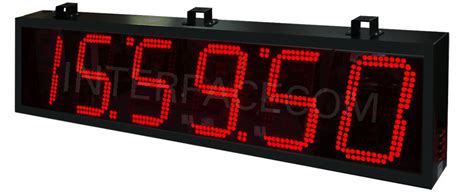 Interfacecom นาฬิกาดิจิตอล Digital Clock 7 Segment Led Segment