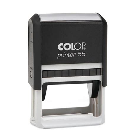 Carimbo Colop Printer 55 Preto 60x40mm Loja De Carimbos