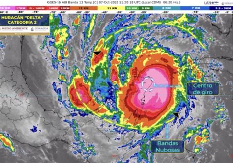 Huracán Delta Toca Tierra En Quintana Roo Como Huracán Categoría 2