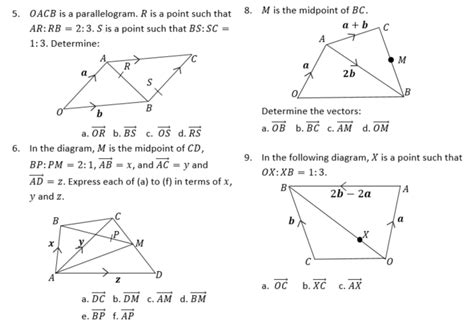 Solved 5 Oacb Is A Parallelogram R Is A Point Such That 8