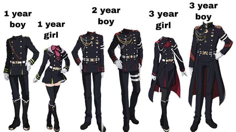 Owari No Seraph Outfit Anime Uniform Character Outfits Clothing