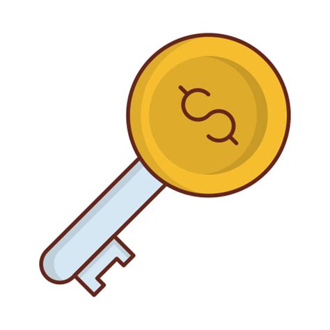Passkey Generic Outline Color Icon