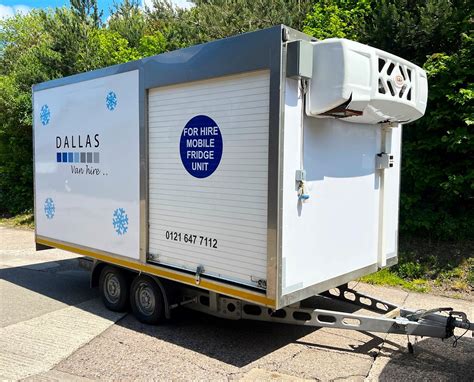 4mtr13ft Fridgefreezer Trailer For Hire