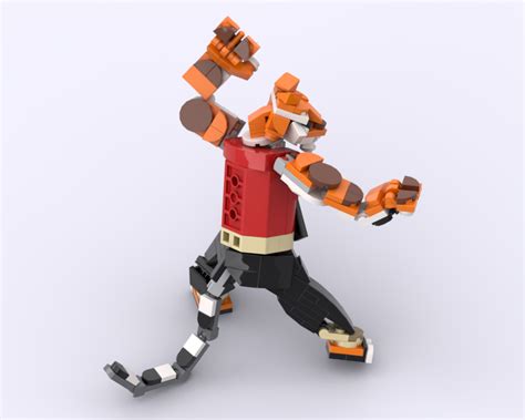 Lego Moc Master Tigress By Kostack Rebrickable Build With Lego