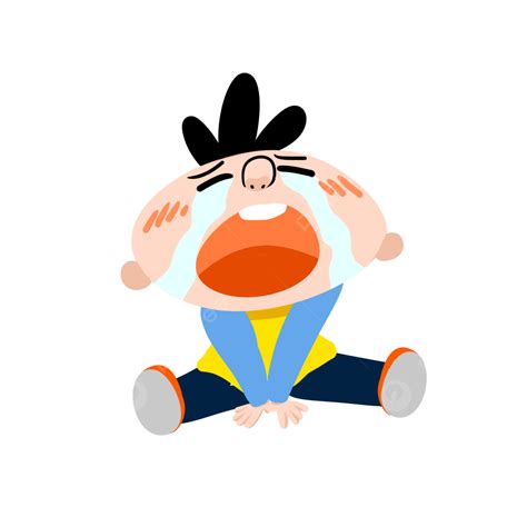 Niños Llorando En El Suelo Png En El Suelo Llorar Niño Png Y Psd