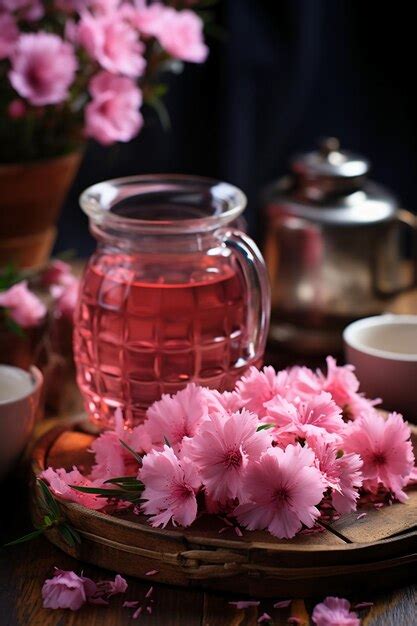 premium ai image a box of dianthus tea ai generative