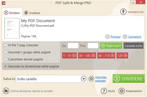 PDF Split Merge Dividi E O Unisci PDF Gratuitamente Icecream Apps