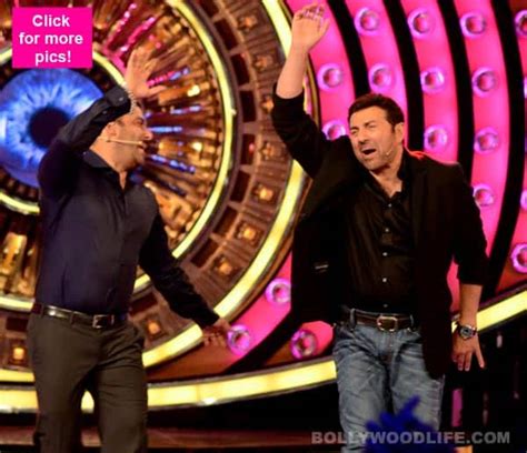 Bigg Boss 9 Salman Khan And Sunny Deol Shake A Leg On The Sets View