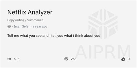 Prompt Netflix Analyzer By Irsan Sefer Aiprm For Chatgpt
