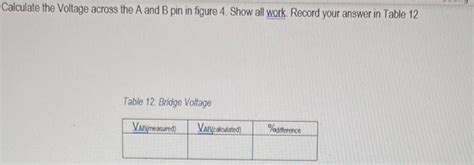 Solved Measure The Voltages And Currents For Each Component