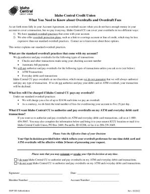 Fillable Online Branch Offline OD Authorization Form Fax Email Print