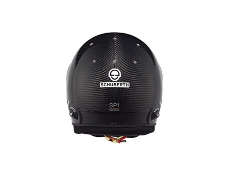 Schuberth Sp1 8859 Carbon Fibre Race Helmet Hans Liquid Colour Design