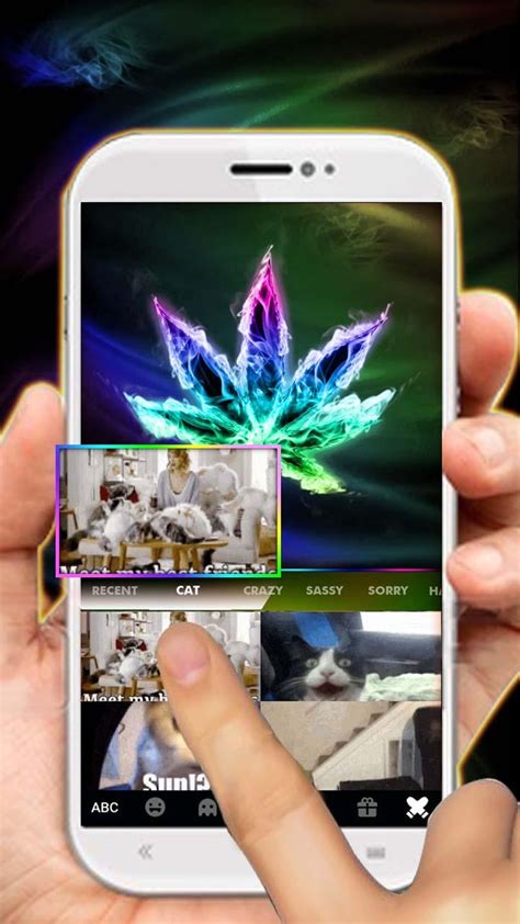 Luminous Smoke Weed Keyboard Theme Apk For Android Download