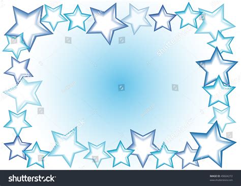 Blue Star Border