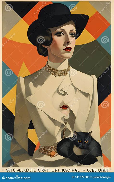 Fashion Illustration Of A Beautiful Woman Stock Illustration