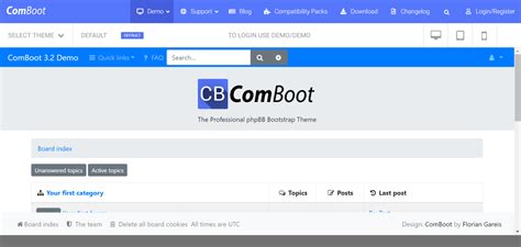 Phpbb Comboot Bootstrap Blowhk