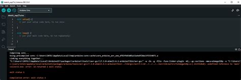 Arduino Error Undefined Reference To Main Compilation Error Exit Status IDE X