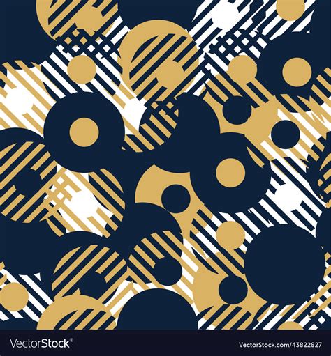 Abstract Circle Seamless Pattern Royalty Free Vector Image