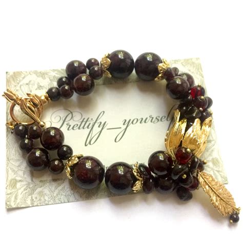 Купить гранатовый браслет Beaded Beaded Bracelets Jewelry