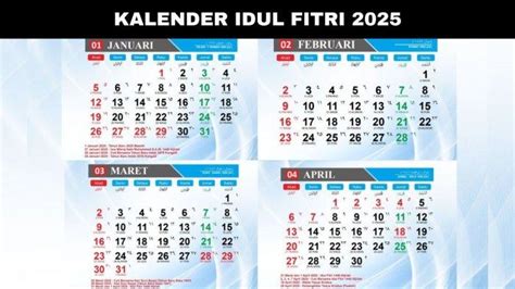 Kalender Ramadhan 2025 Jadwal Libur Sekolah Lebaran 2025 Halaman 2