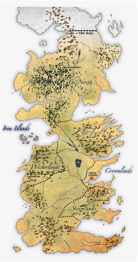 Westeros Mapa De Poniente Mapa De Mundo De Fantasía Mapa Juego De