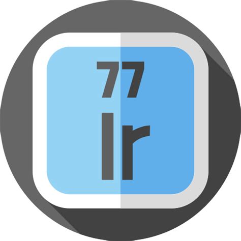 Iridium Flat Circular Flat Icon