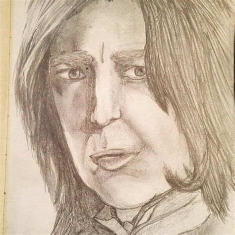 Alan Rickman Portrait By Buffydoesbroadcast On Deviantart