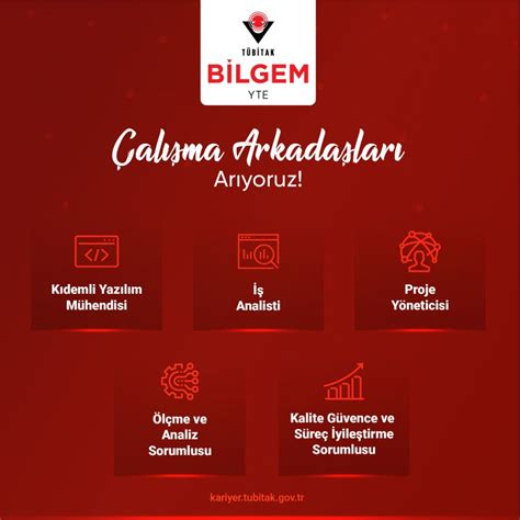TÜbİtak Bİlgem Yte Linkedin‘de 📢 Ekibimize Güç Katacak Takım