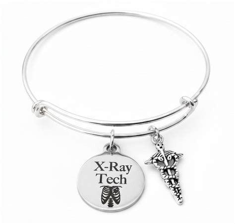X Ray Tech Charm Bracelet Rt Caduceus And Radiology T Jules Obsession