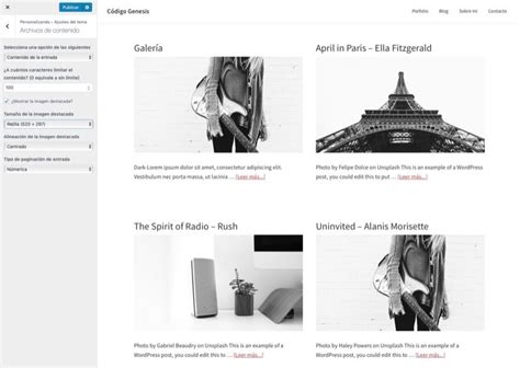 display posts in grid layout on genesis sample blog page