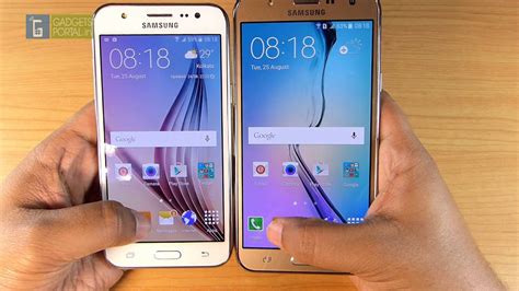 Samsung Galaxy J7 Vs Galaxy J5 Comparison And Speed Test Youtube