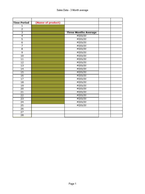 Forecasting Template Pdf Forecasting Time Series