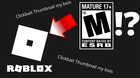If Roblox Games Had Esrb Ratings Youtube