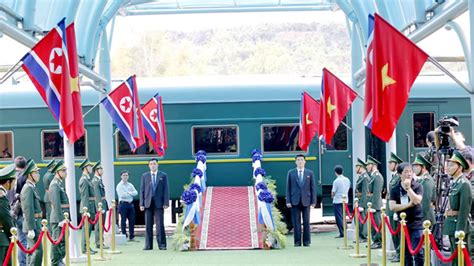 金正恩结束访越 启程返回朝鲜