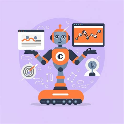 Premium Vector 2d Vector Illustration Artificial Intelligence And The