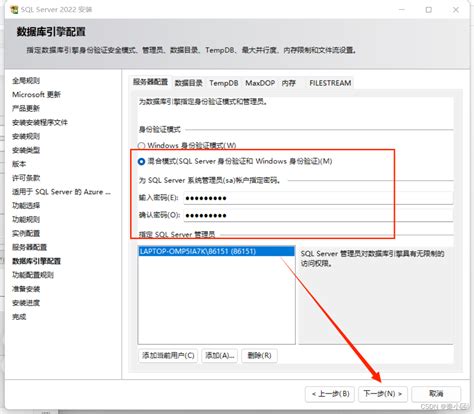 sql server2022的详细安装流程以及简单使用 数据库 秦小区 葡萄城开发者空间
