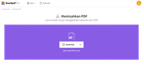 Cara Memisahkan Halaman PDF Online | Smallpdf