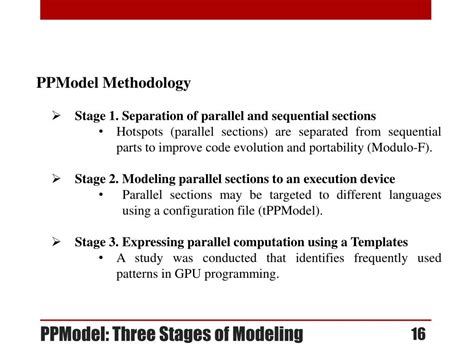PPT MODELING OF HIGH PERFORMANCE PROGRAMS TO SUPPORT HETEROGENEOUS COMPUTING PowerPoint