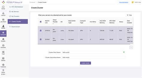 launch on on premise cluster tensoropera® documentation