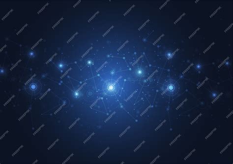 Premium Vector Abstract Technology Big Data Visualization