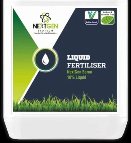 Boron Ethanolamine Boron 10 Liquid Fertilizer Hdpe Bag Packaging