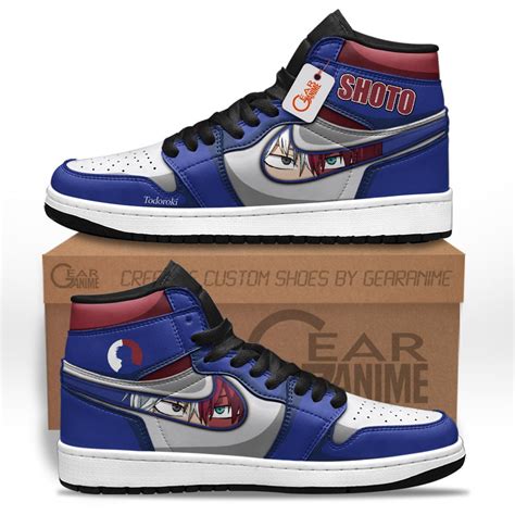 Shoto Todoroki J1 Sneakers Personalized Shoes Otaku Treasure